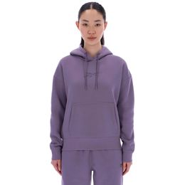 Kapuzensweatshirt Reebok "APRIL OVERHEAD HOODY", Damen, Gr. L, lila fusion, Obermaterial: 60% Baumwolle, 40% Polyester, Sweatshirts