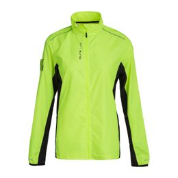 Laufjacke ELITE LAB "Shell X1 Elite", Damen, Gr. 40, gelb (neongelb), 100% Polyester, unifarben, normal, hoch geschlossener Ausschnitt, Jacken, mit wasser- und winddichtem Komfort