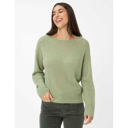 Brax Damen Strickpullover "Style LISA"gr&uuml;n, Gr. 36, Strick, 44% Polyamid, 28% Alpaka, 28% Wolle, Pullover
