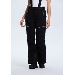 Skihose Icepeak "Icepeak Freizeit hosen Fallbrook", Damen, Gr. 46, EURO-Gr&ouml;&szlig;en, schwarz, 100% Polyester, Hosen Skihose