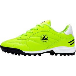 Fußballschuh Jako "J-ST Signature", Mädchen, Gr. 40, gelb (neongelb), Synthetik, Schuhe Fußballschuh, für synthetische Hartplätze