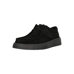 Schn&uuml;rschuh Clarks "Torview", Herren, Gr. 43, schwarz, Schuhe Schn&uuml;rschuh, mit klobiger Laufsohle