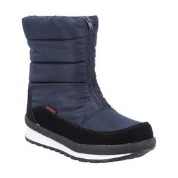 Outdoorwinterstiefel CMP "RAE "GRIP ON ICE", Kinder, Gr. 35, blau (schwarz, blau), Leder, Textil, Schuhe Outdoorwinterstiefel, Winterboots, Snowboots, Winterschuhe, gef&uuml;ttert & wasserdicht