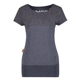 alife and kickin T-Shirt ALIFE & KICKIN "Damen CoraAK A", Damen, Gr. L, blau (marine), 65% Baumwolle, 35% Polyester, Shirts T-Shirt