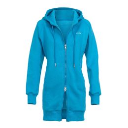 Trainingsjacke WINSHAPE "Hoodie-Jacke J006", Damen, Gr. XS, blau (sky blau), 65% Polyester, 35% Baumwolle, ohne Ausschnitt, Jacken Trainingsjacke, Street Style