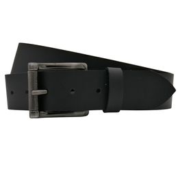 Lederg&uuml;rtel AnnaMatoni "AnnaMatoni Herren Lederg&uuml;rtel Zeitloses Design G&uuml;rtel 4cm breit", Herren, Gr. TW85 - 100cm Gesamtl&auml;nge, schwarz790, 100% Leder, G&uuml;rtel Lederg&uuml;rtel