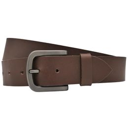 Lederg&uuml;rtel AnnaMatoni "AnnaMatoni Lederg&uuml;rtel Glint Lederg&uuml;rtel Glint", Herren, Gr. TW85 - 100cm Gesamtl&auml;nge, braun (braun 660), 100% Leder, G&uuml;rtel Lederg&uuml;rtel
