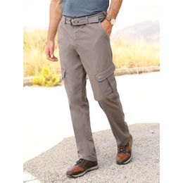 Cargohose Catamaran, Herren, Gr. 31, Unterbauchgr&ouml;&szlig;en, grau, 98% Baumwolle, 2% Elasthan, unifarben, lang, Hosen Cargohose