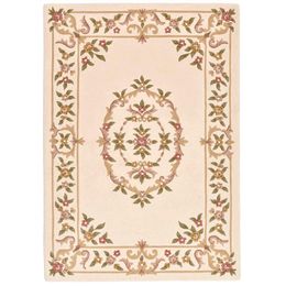 Teppich Gr. 1, beige, gemustert, B:60cm H:15mm L:90cm, Schurwolle, Wolle, Teppiche, Teppich