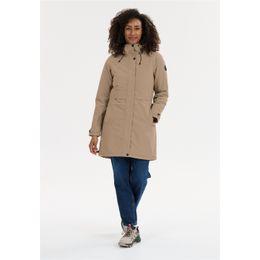 Outdoorjacke WHISTLER "Mullie V2", Damen, Gr. 38, khaki, 100% Polyester, unifarben, normal, ohne Ausschnitt, Jacken Outdoorjacke, mit wasserdichter Membran
