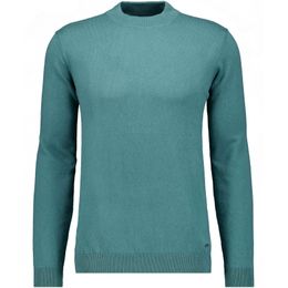 Rundhalspullover Ragman, Herren, Gr. 54, gr&uuml;n, 382, 95% Baumwolle 5% Kaschmir, hoch geschlossener Ausschnitt, Pullover Rundhalspullover