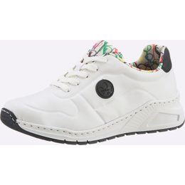 Sneaker Rieker, Damen, Gr. 38, wei&szlig;, Lederimitat, Schuhe Sneaker