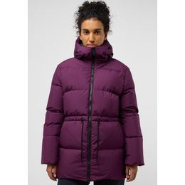 Daunenjacke Jack Wolfskin "KIRSCHALLEE JKT W", Damen, Gr. L (42/44), lila (berry, jam), Obermaterial: 100% Polyester. Futter: 100% Polyester. F&uuml;llung: 90% Entendaune, 10% sonstige Fasern, Jacken Daunenjacke