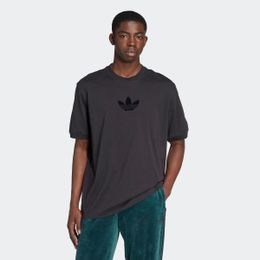 T-Shirt adidas originals "Oversize tee", Herren, Gr. XL, schwarz (schwarz, schwarz), Obermaterial: 100% Baumwolle, normal, Rundhals, Shirts T-Shirt