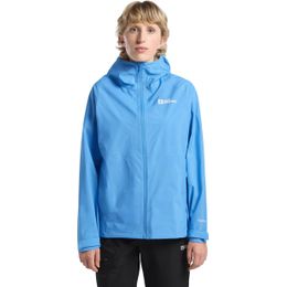 Outdoorjacke Jack Wolfskin "PRELIGHT 2.5L LT JKT W", Damen, Gr. M (38/40), blau (mid, blau), Obermaterial: 100% Polyester. Futter: 100% Polyester, Jacken Outdoorjacke