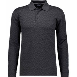 Poloshirt Ragman, Herren, Gr. L, schwarz, Baumwollmischung, regular fit, ohne Ausschnitt, Shirts
