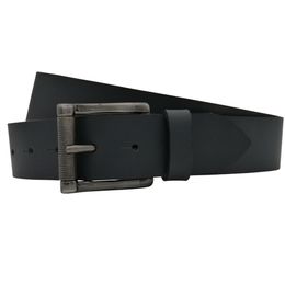 Lederg&uuml;rtel AnnaMatoni "AnnaMatoni Herren Lederg&uuml;rtel Zeitloses Design G&uuml;rtel 4cm breit", Herren, Gr. TW75 - 90cm Gesamtl&auml;nge, marine 490, 100% Leder, G&uuml;rtel Lederg&uuml;rtel