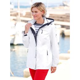 Anorak Casual Looks, Damen, Gr. 22, wei&szlig;, 100% Polyester, Paspelierung:100% Polyester, unifarben, Jacken