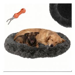 BENNO® Hundebett BADonut 70x70x16 cm, waschbar, rutschfest, Polyester, Polypropylen-Füllung, inkl. Kauknochen