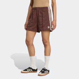 Shorts adidas originals "FIREBIRD SHORT", Damen, Gr. XS, N-Gr, auburn, crewht, Obermaterial: 100% Polyester, Hosen Shorts