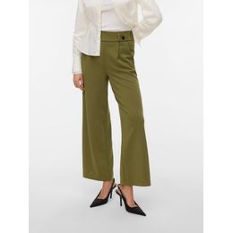 Véro Moda Anzughose VERO MODA "VMSTAR PANTS JRS GA NOOS", Damen, Gr. M, Länge 32, capulet olive, Jersey, Obermaterial: 95% Polyester, 5% Elasthan, unifarben, loose fit normal, Hosen