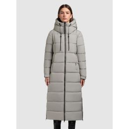 Steppmantel Khujo "DERIA4", Damen, Gr. S (36), witcher gr&uuml;n, Steppware, Obermaterial: 100% Polyester. Futter: 100% Polyester. Wattierung: 100% Polyester, unifarben, wadenlang, elastischer Bund, M&auml;ntel Steppmantel