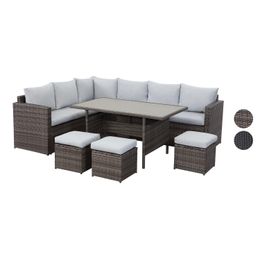 MeXo Gartenmöbel 9-Sitzer Lounge Set inkl. Polster