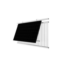 VALE BKW-Halterungs-Set für Balkongeländer Halterung Solarmodule, eckig