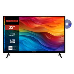 Telefunken »XH32SO550SD« Smart TV 32 Zoll Fernseher HD-Ready, HDR, Triple-Tuner, DVD-Player inkl. 6 Monate HD+