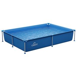 Crivit Metal-Frame-Pool, 228 x 159 x 42 cm