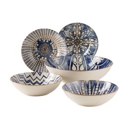 Mäser MÄSER Salat-Set »Iberico Blue«, 5-teilig, 4 Designs
