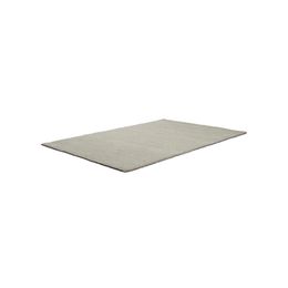 Teppich HEINE HOME Gr. 1, beige (sand), B:70cm H:25mm L:140cm, Schurwolle, Wolle, Teppiche, Teppich