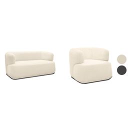 Domo 2-Sitzer Sofa / Sessel »Calais«, im modernen Design