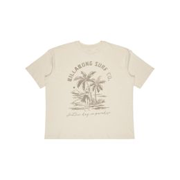 T-Shirt Billabong "This Is Tropica", Damen, Gr. S, wei&szlig; (wei&szlig;cap), [ Fabric] Cotton, Shirts T-Shirt