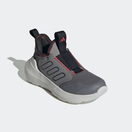 Slip-On Sneaker adidas Sportswear "TENSAUR COMFORT KIDS", M&auml;dchen, Gr. 33, schwarz (grau three, core schwarz, pure ruby), Synthetik, Textil, Schuhe