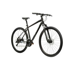 Crossrad KROSS "KROSS Crossrad Herren 28" Evado 4.0 schwarz 16 Gänge" Gr. 48, schwarz, schwarz, Fahrräder, Herren, 48cm, 28 Zoll (71,12cm) hinten: 28 Zoll (71,12cm)