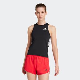 Tanktop adidas Performance "WE 3S TK", Damen, Gr. XXL, schwarz-weiß (schwarz, weiß), Obermaterial: 88% Polyester, 12% Elasthan, Rundhals, Tops Tanktop