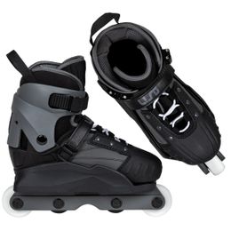 Inlineskates USD "Transformer Adj." Gr. 33, grau, Inlineskates_Rollschuhe, Kinder, 33/36 (bis ), Lederimitat