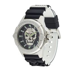 Philipp Plein Uhr 'THE $KULL' Herren Gr&ouml;&szlig;e One Size mint / schwarz / silber