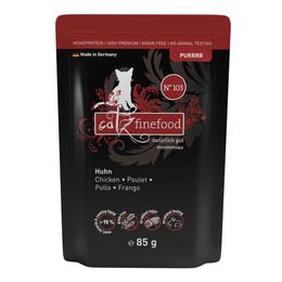 Catz Finefood Purrrr N&deg; 103 - Huhn Katzen-Nassfutter Monoprotein 16x85g