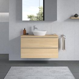 Duravit Plinero Schrank mit D-Neo Waschtisch, 2 Ausz&uuml;ge, 2371400070+PL8207030300000+PL8203030300000,