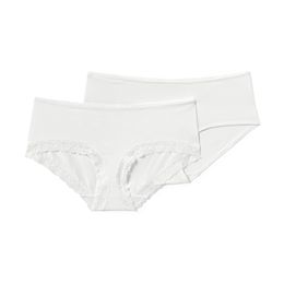 Tchibo - 2 Pantys - Damen - Gr. M - wei&szlig;