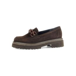 Gabor Leder-Mokassins in Braun - 62% | Gr&ouml;&szlig;e 38,5 | Damen-schuhe-halbschuhe