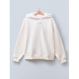 LeGer Hoodie "Talea" in Creme - 60% | Gr&ouml;&szlig;e 38 | Damen-sweatshirts-jacken