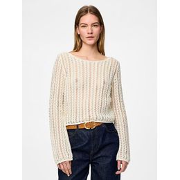 Pieces Pullover "Siri" in Creme - 25% | Gr&ouml;&szlig;e XL | Damen-pullover-cardigans