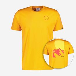 Joma Neonorangefarbenes T-Shirt mit Aufdruck auf der Rückseite