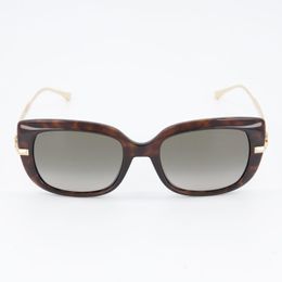 Jimmy Choo Schwarz-braune quadratische Sonnenbrille