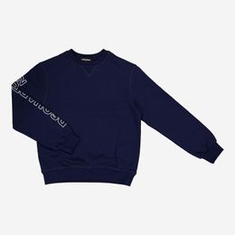 Dsquared2 Dunkelblaues Sweatshirt mit gesticktem Logo
