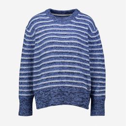 Pepe Jeans Blau-weißer Pullover mit Streifenmuster