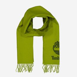 Gr&uuml;ner Schal mit Logo-Motiv